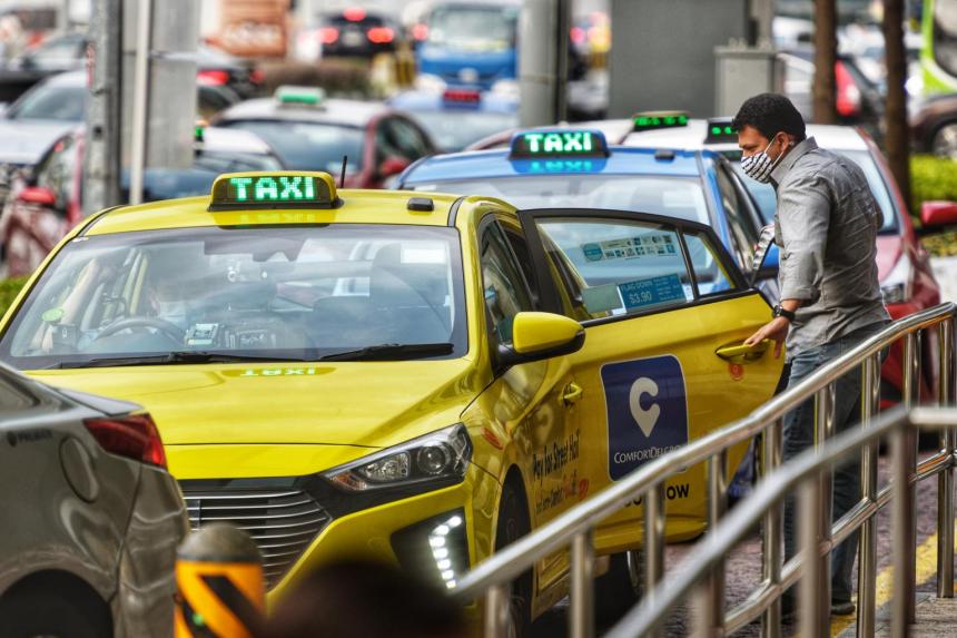 Taxi companies extend temporary fare hike until Dec 31 as fuel costs ...