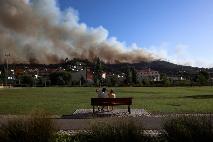 Portugal, France battle big forest fires as mercury soars | The Straits ...
