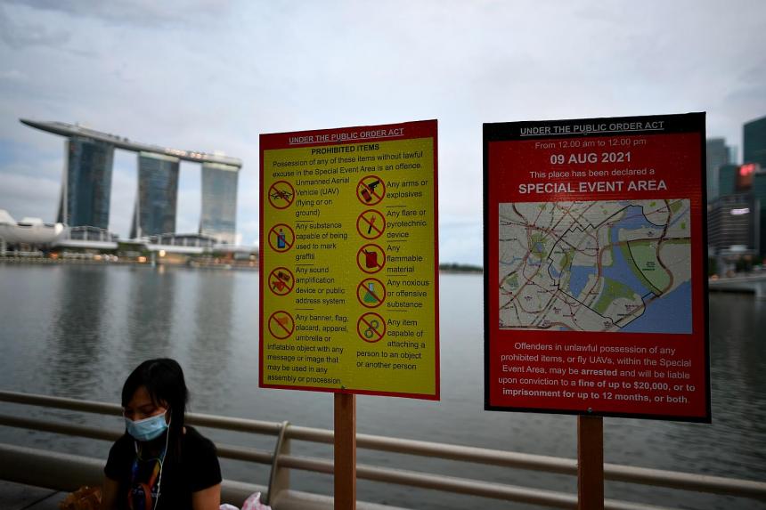 Security beefed up around Marina Bay area for National Day Parade | The ...