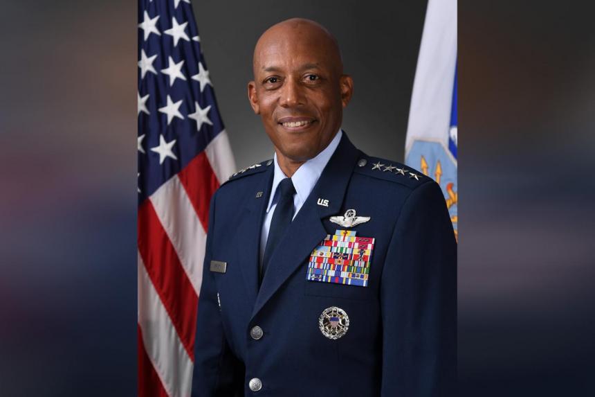 US Air Force chief of staff receives top military award in Singapore ...