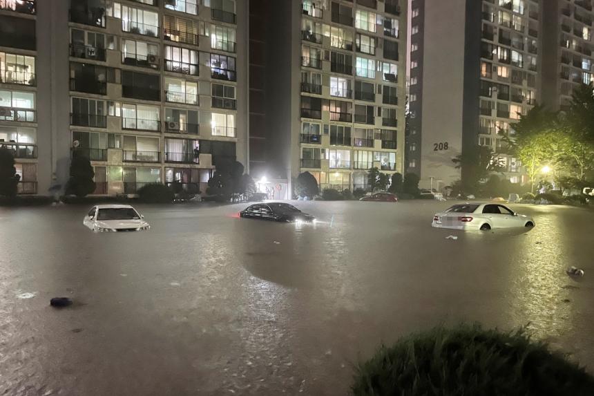 Seoul set for more rain after worst storm in a century kills 9 | The ...