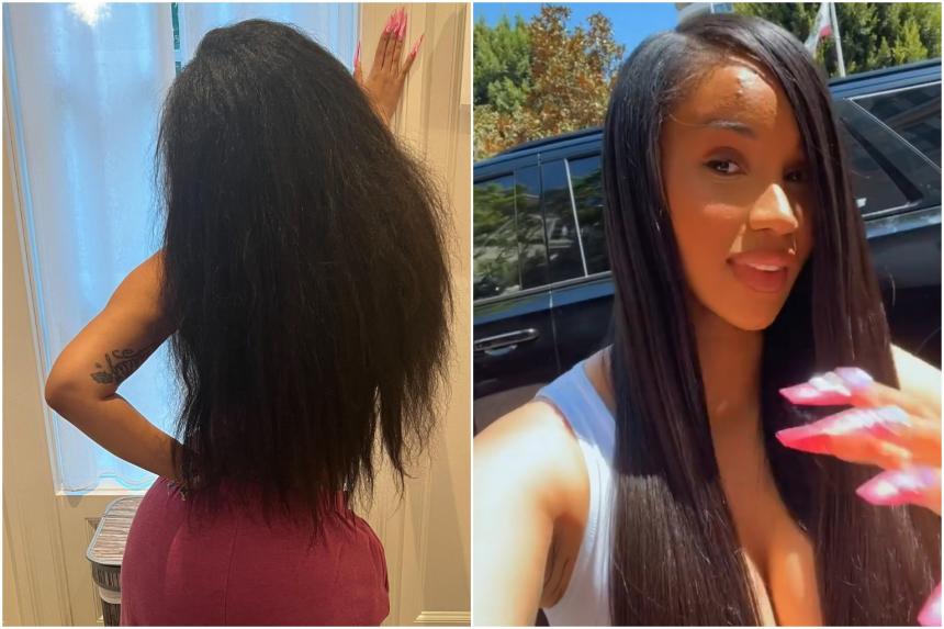 Rapper Cardi B says boiled onion water has added a 'shine' to her hair ...