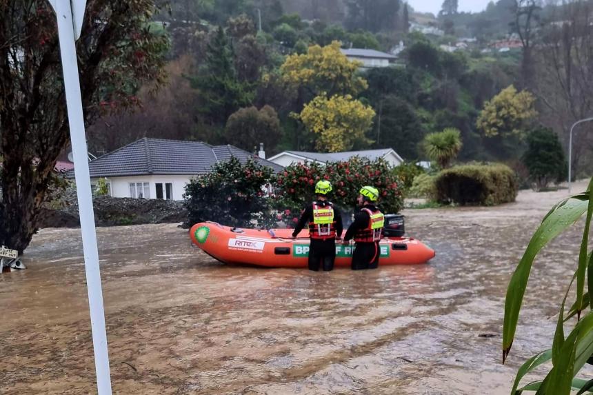 Rains pounding New Zealand ease but more forced from homes | The ...