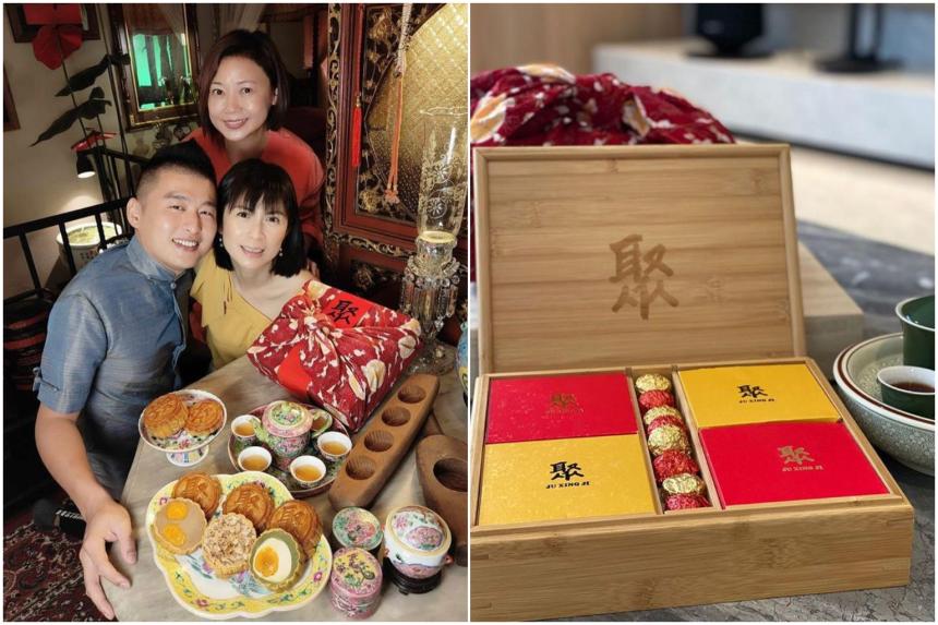 Actresses Xiang Yun and Pan Lingling market healthier mooncakes | The ...