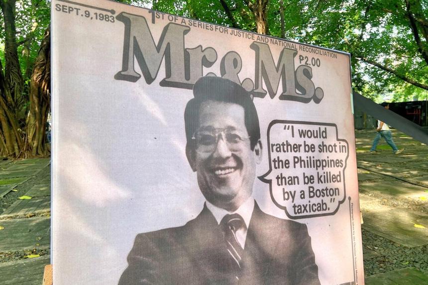 Muted anniversary of Benigno Aquino's killing in Marcos-led Philippines ...