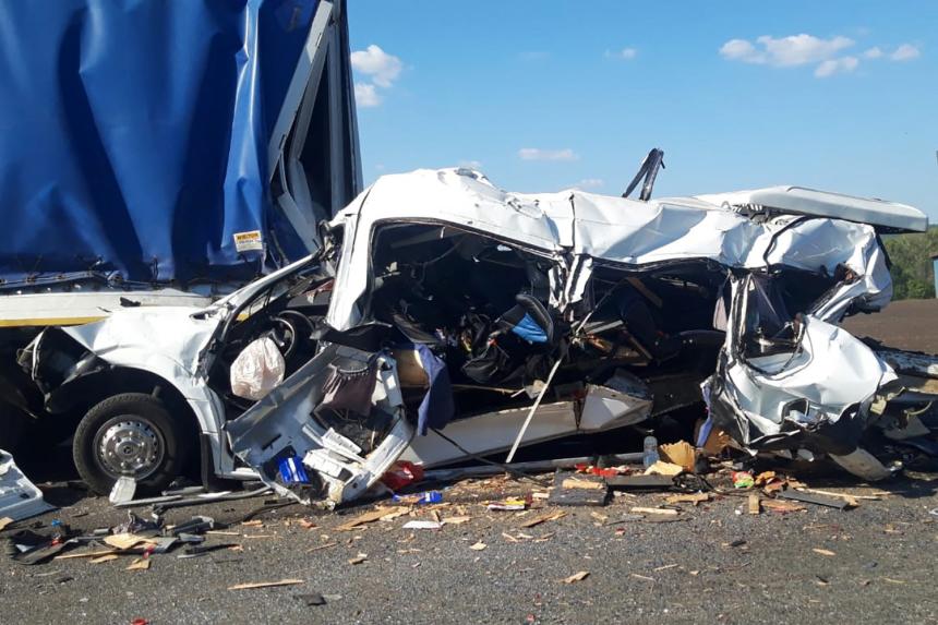 16 dead in Russia crash between minibus, two trucks | The Straits Times