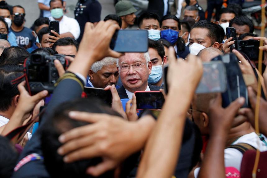 Malaysia ex-PM Najib begins 12-year jail sentence after failing to ...