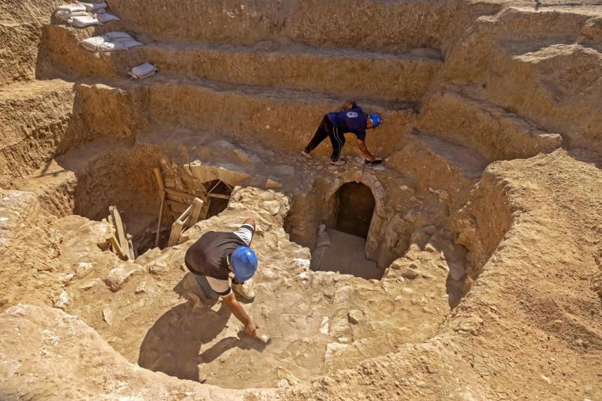 Israel unveils 1,200 year-old desert mansion | The Straits Times