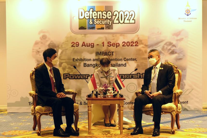 Thailand, Singapore reaffirm close defence relationship at international exhibition: Mindef ...