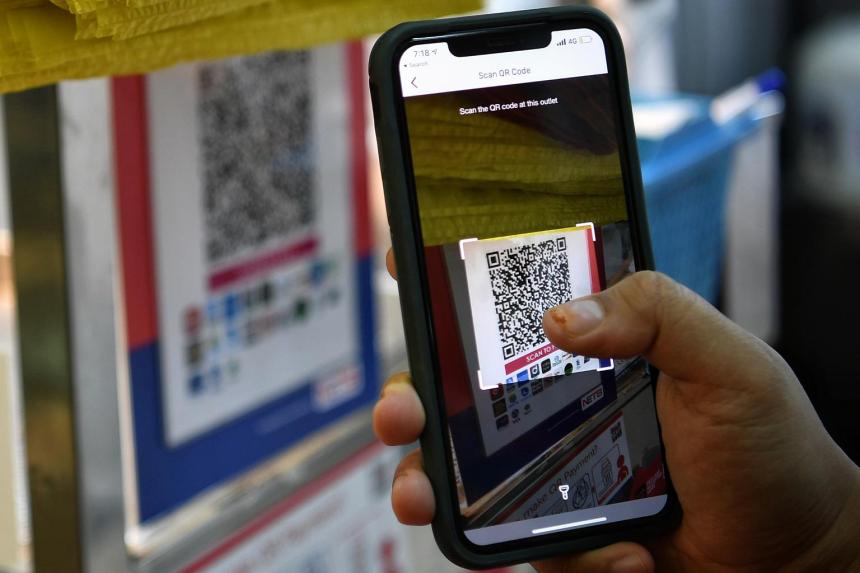 Bank account holders in S'pore can make QR-code payments in Indonesia ...
