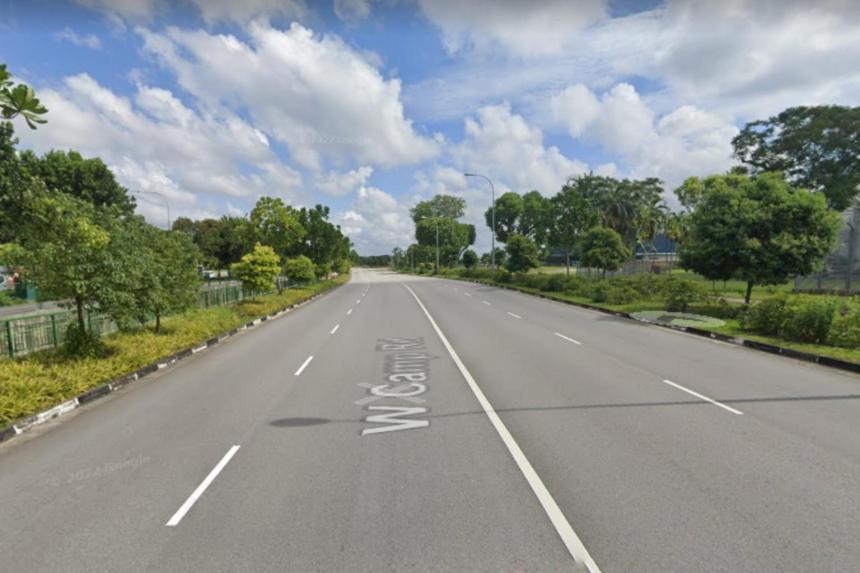 Dedicated lane for cyclists along West Camp Road on Sunday mornings ...