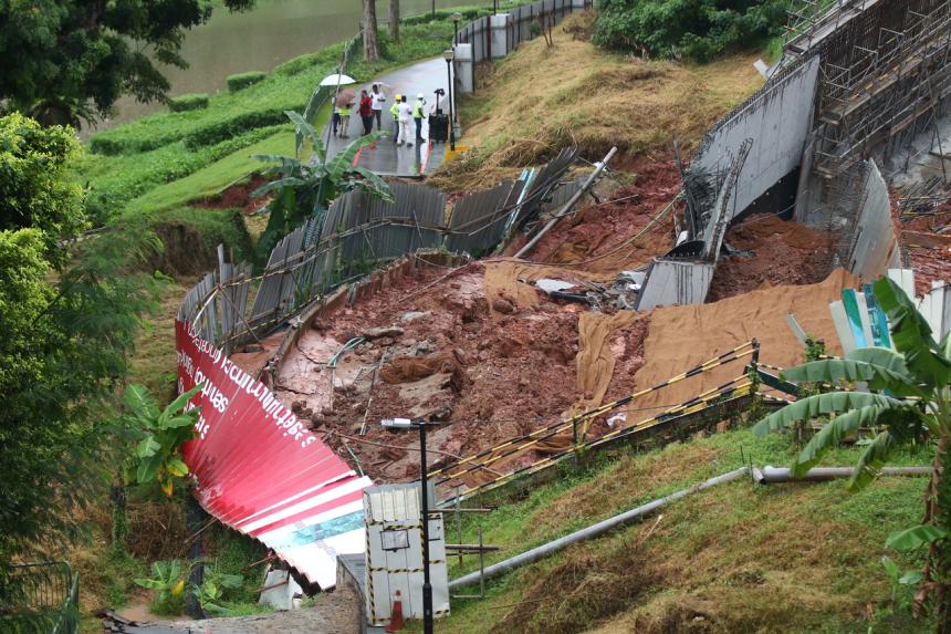 Clementi landslide: Channel created in Ulu Pandan canal to prevent ...