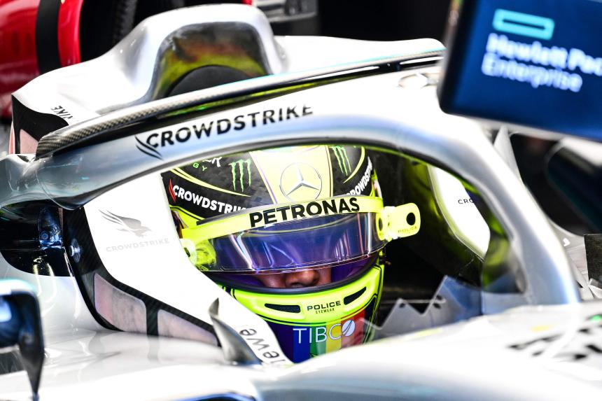 Formula One: Hamilton jokes about watching his iPad during Italian GP ...