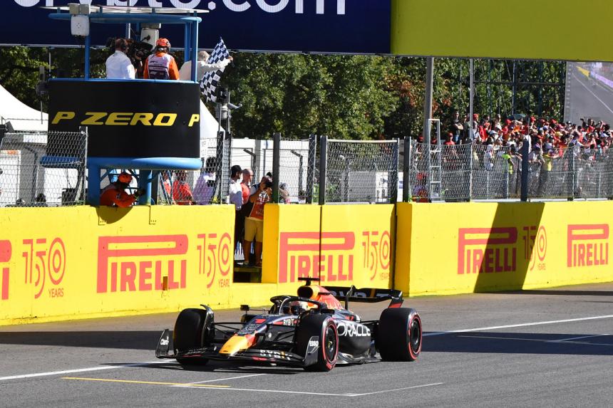 Formula One: Verstappen wins in Monza for first time, stretches c'ship lead | The Straits Times