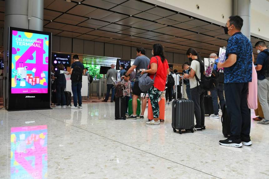 Changi's T4 handles 1,000 passengers on first day of reopening since ...