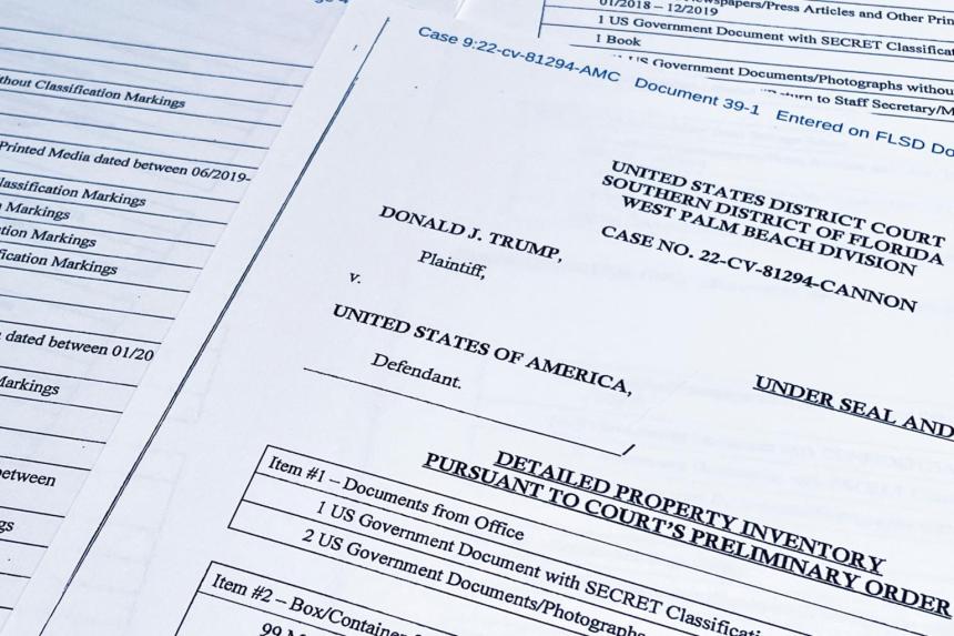 US judge appoints 'special master' in Trump document case | The Straits ...