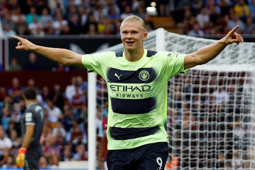Football: Man City's Haaland wins Premier League Player of the Month award for August after red ...