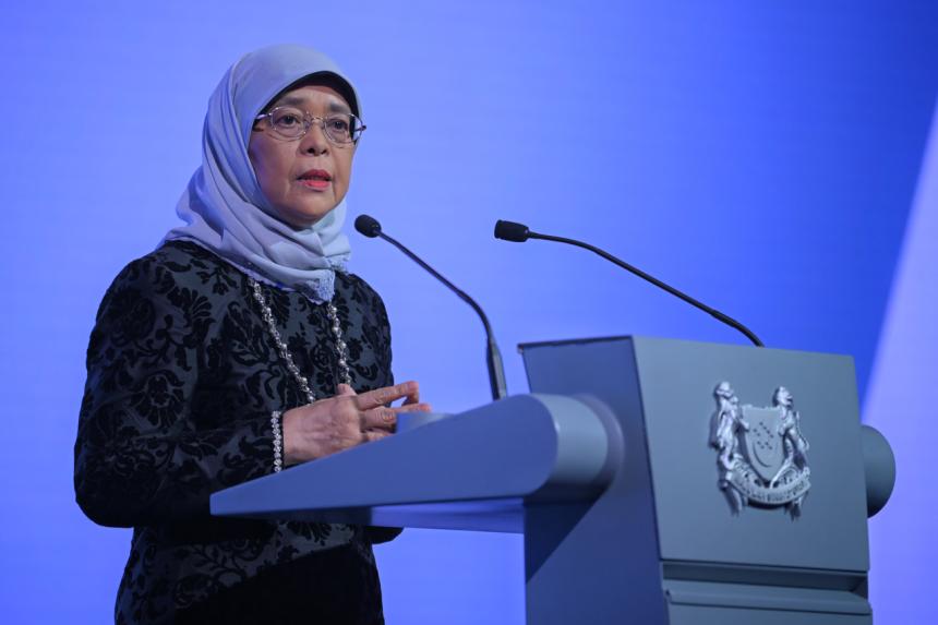 President Halimah Yacob to attend Queen Elizabeth's funeral on Monday ...