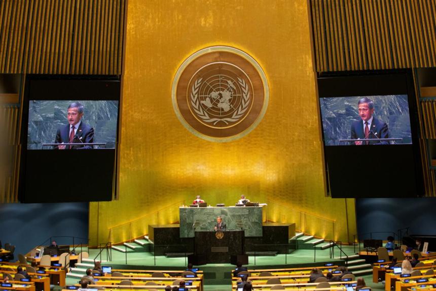 Singapore remains committed to the UN's open, inclusive and rules-based ...