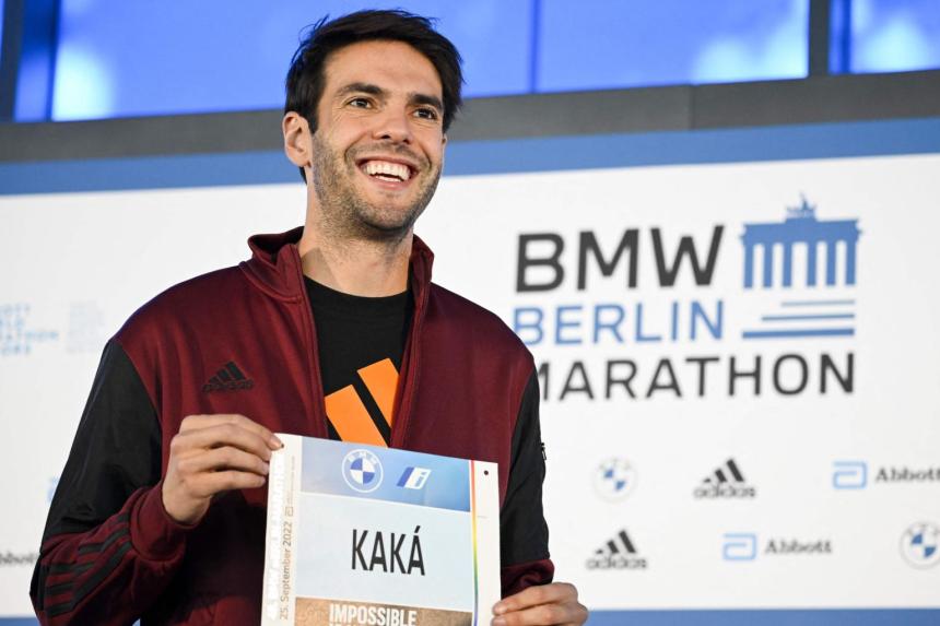 Football: Former Brazilian star Kaka to make marathon debut in Berlin ...