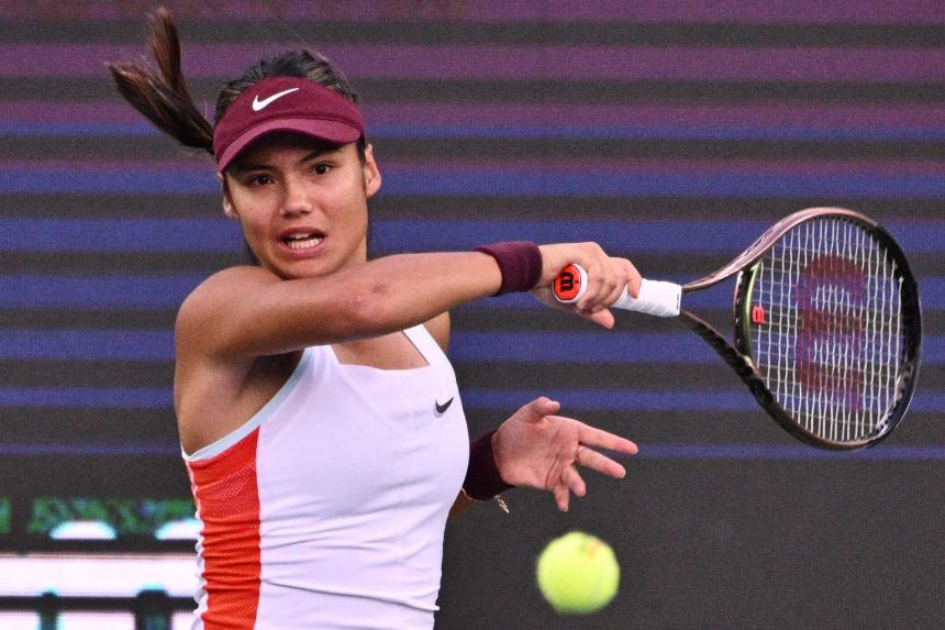 Tennis: Ruthless Raducanu powers through to reach Korea Open semi ...