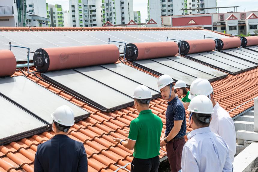 Grab, Sembcorp install solar panels at Sata CommHealth HQ in bid to ...