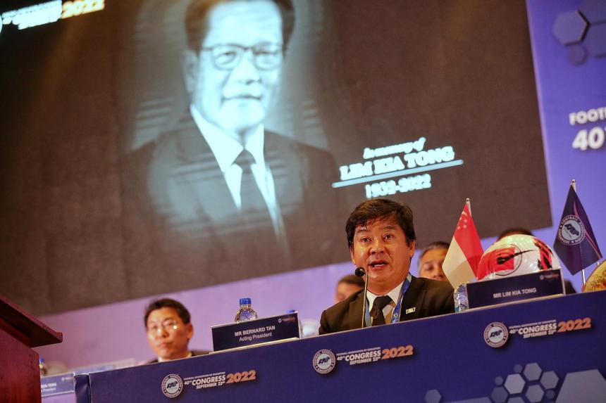 Football: FAS to elect president within 12 months; Bernard Tan ...