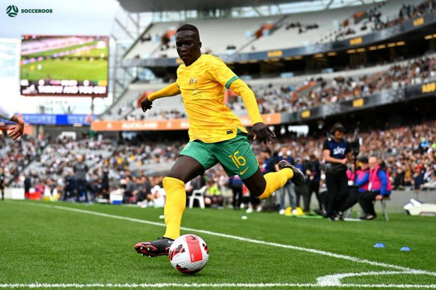 Football: Arnold looks to cool Kuol hype after stellar Socceroos debut ...
