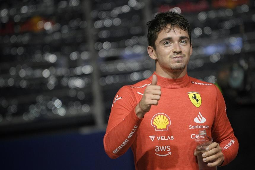 Formula 1: Leclerc savours pole position as Verstappen fumes after fuel ...