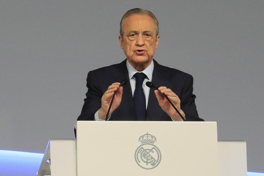 Football: Real president Perez says fans are drifting away from ...