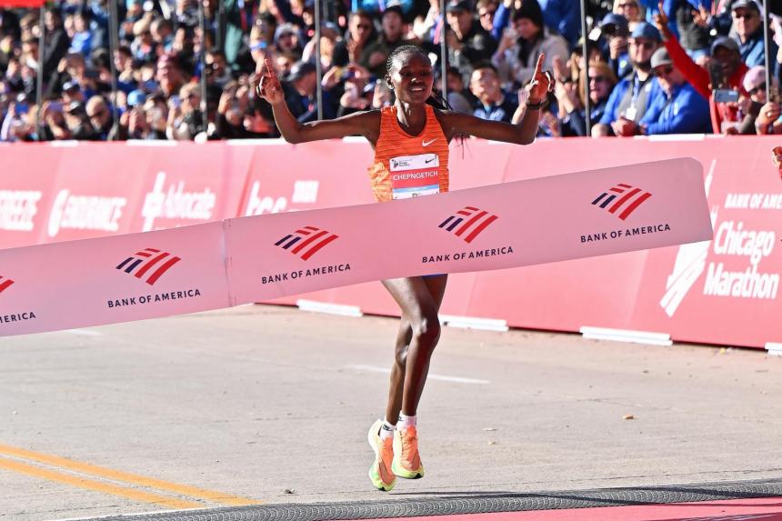 Athletics: Ruth Chepngetich runs second-fastest women's marathon to win ...
