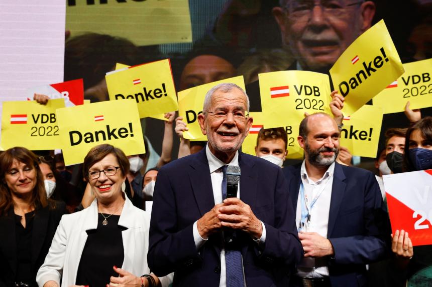 Austrian president secures re-election with clear win, avoiding runoff ...