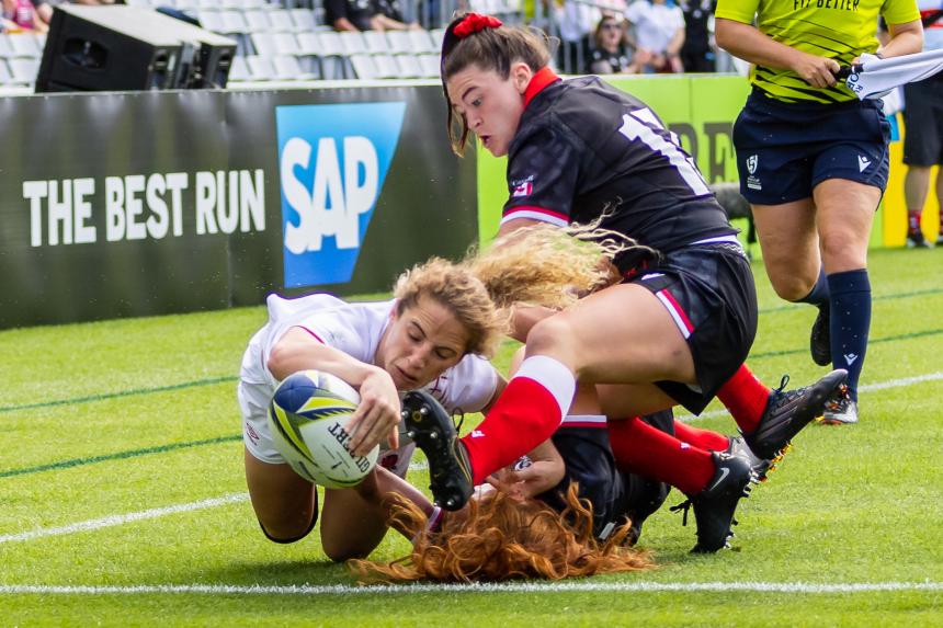 Rugby: Stunning Dow try takes favourites England into women’s World Cup ...