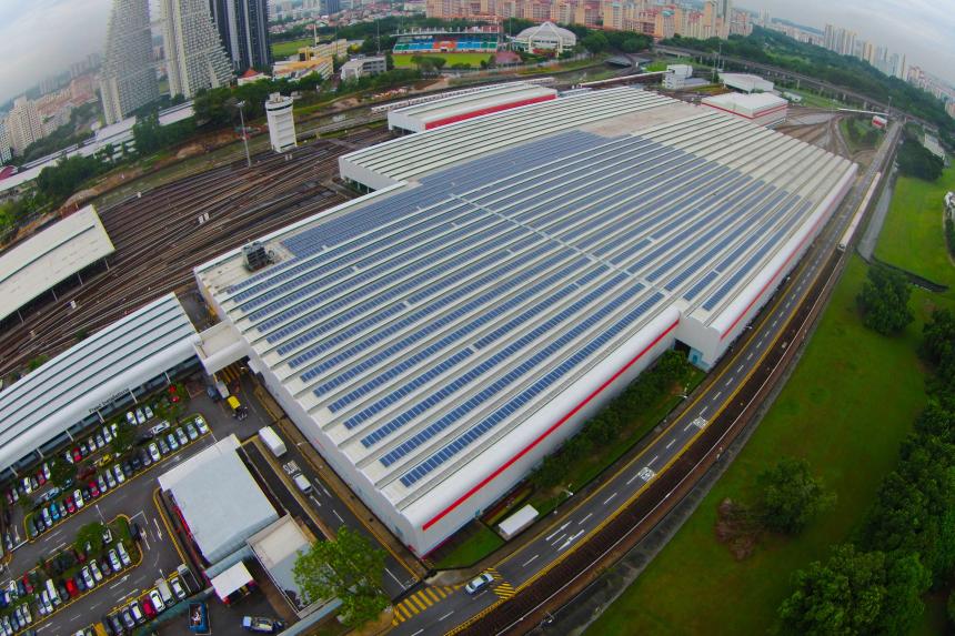 Bishan Depot’s solar energy capacity to be more than doubled as SMRT ...