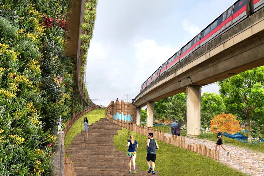Tanah Merah MRT viaduct may be turned into elevated green corridor when ...