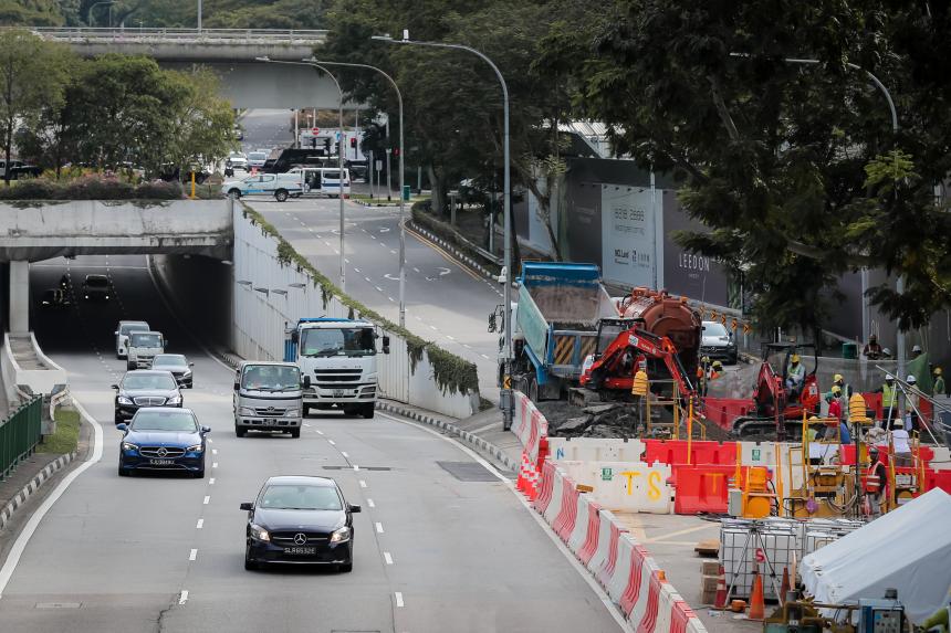 Slip road to Farrer Road to reopen on Monday morning | The Straits Times