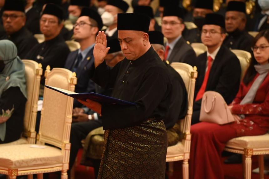 Malaysia GE: Perak swears in new state Cabinet, new Perlis chief ...