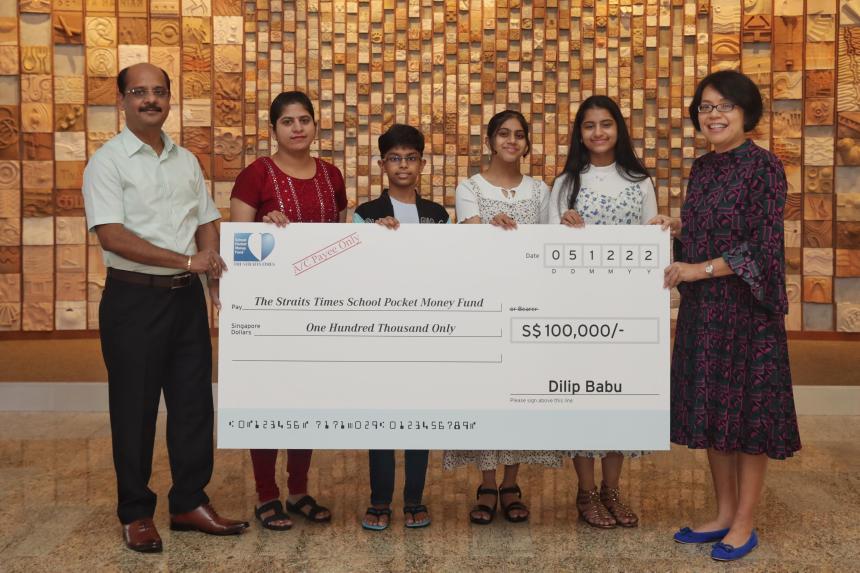 Software company CEO donates $100,000 to ST School Pocket Money Fund ...
