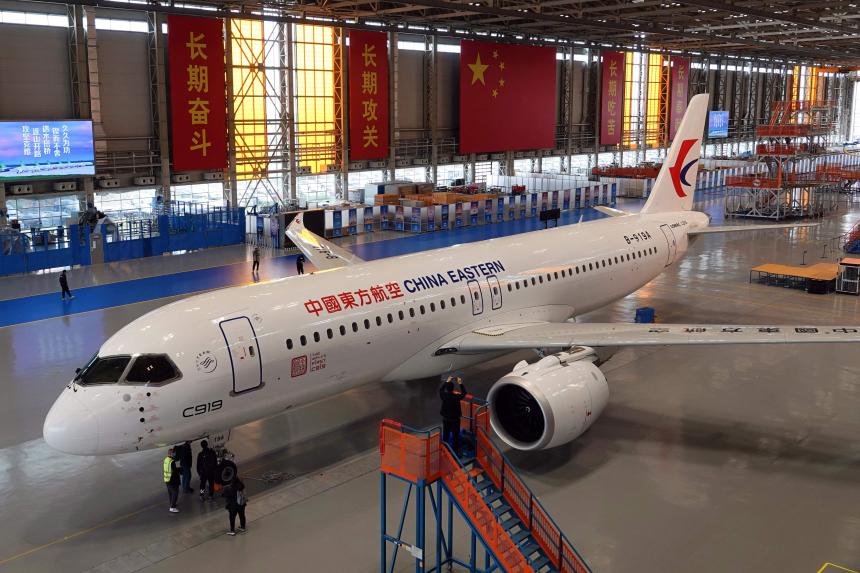 China makes first delivery of home-grown passenger jet | The Straits Times