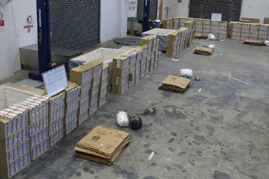 2 men arrested, over 4,600 cartons of duty-unpaid cigarettes seized by ...