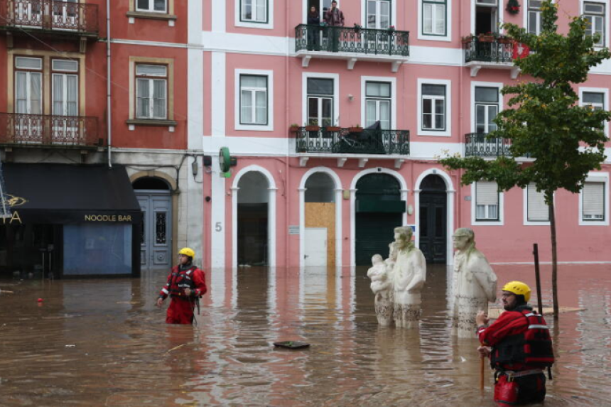 Heavy rain, floods batter Lisbon, residents urged to stay home | The ...