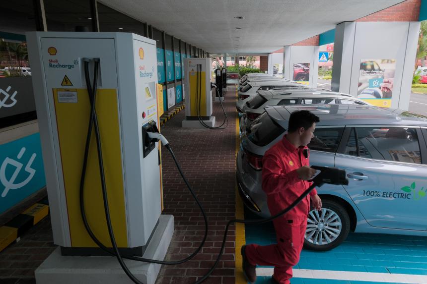 Shell puts EVs on Pulau Bukom as part of its green transition | The ...