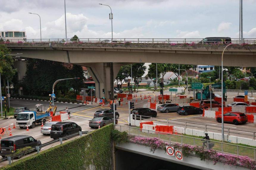 Complex Braddell-Upper Serangoon-Bartley road junction to be simplified ...