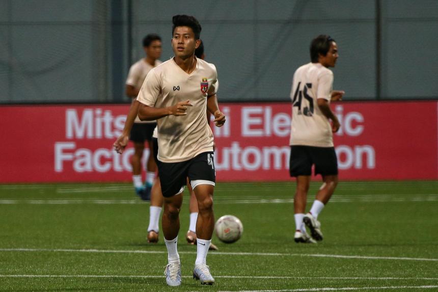 Football: Myanmar winger Hein Htet Aung wants to win for his countrymen | The Straits Times