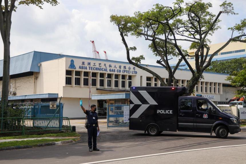 One dead, another hurt after fire involving gas cylinders breaks out in ...