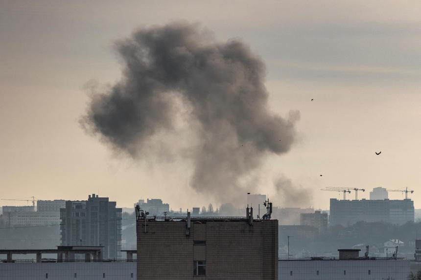 Missile strikes on Ukraine kill one, Zelensky says Russians in league ...