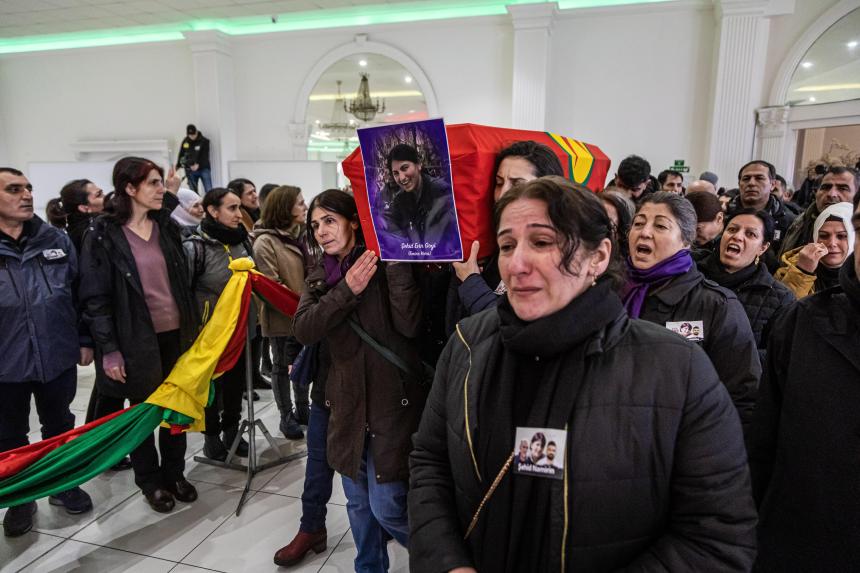 Tears and anger at Paris funeral for Kurdish shooting victims | The ...