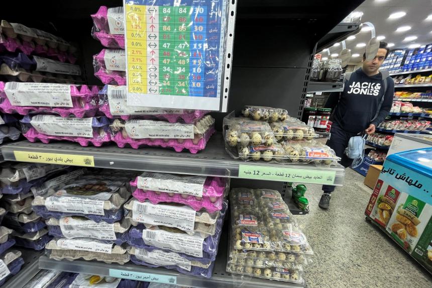 Egyptians hit by soaring food prices as crisis bites | The Straits Times