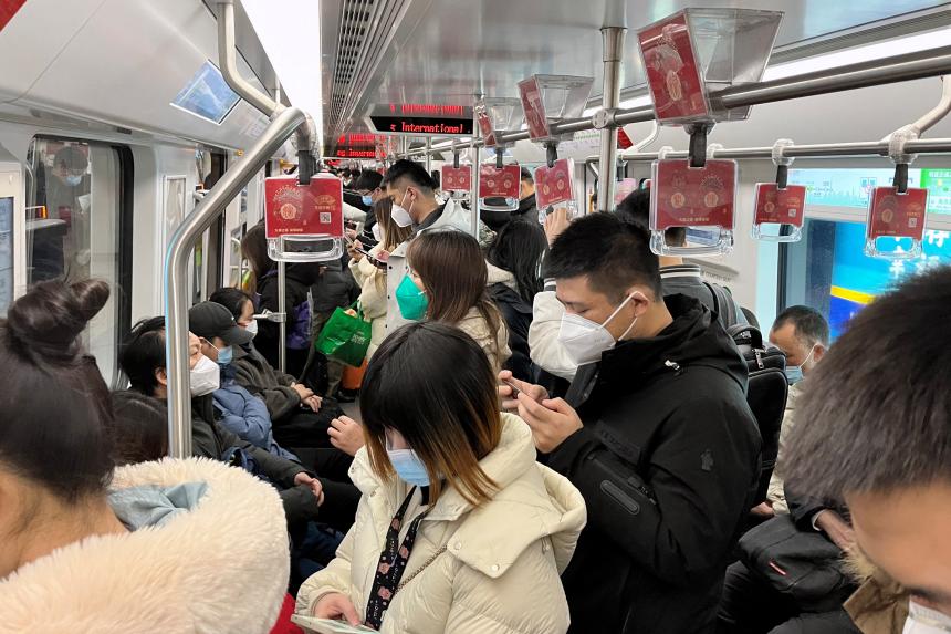 More ride subway in China’s biggest cities as Covid-19 cases start to ...