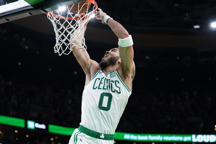 NBA: Tatum stars as Celtics hold off Bulls | The Straits Times